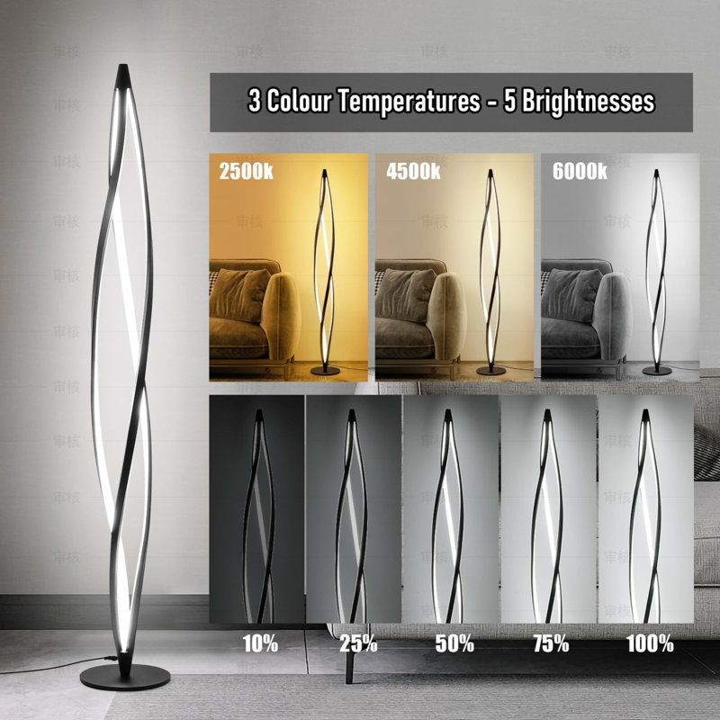 Orren Ellis Natthu LED Floor Lamps | Wayfair